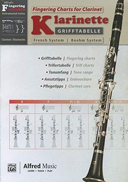 Libro Grifftabelle Klarinette Boehm System | Fingering Charts for Bb ...