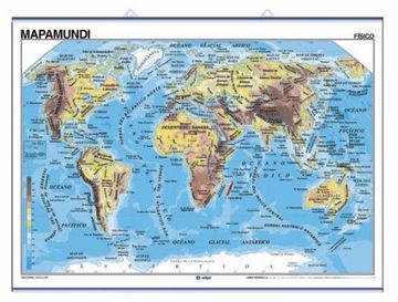 Libro La Lengua Española en el mundo, físico / temático: Mapas Murales ...