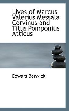 Libro lives of marcus valerius messala corvinus and titus pomponius ...