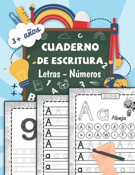 Libro cuaderno de escritura Letras - Números: Aprender a trazar letras ...