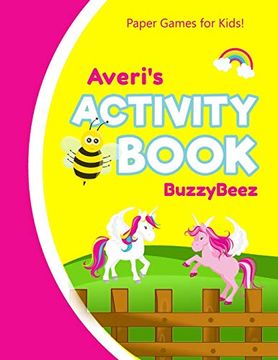 Libro Averi's Activity Book: 100 + Pages of fun Activities | Ready to Play Paper Games ...