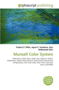 Libro munsell color system, miller, frederic p., ISBN 9786130714598 ...