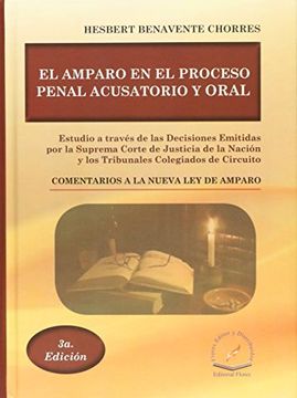 Libro Amparo en el Proceso Penal Acusatorio y Oral, el De Benavente ...
