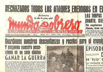 Libro Mundo Obrero. Diario De La Revolucion. Organo Central Del Partido ...