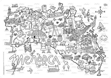 Libro Menorca: Para Pintar y Colorear a lo Grande (Color Map) De Laura ...