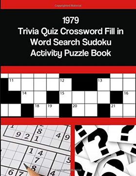 Libro 1979 Trivia Quiz Crossword Fill in Word Search Sudoku Activity ...