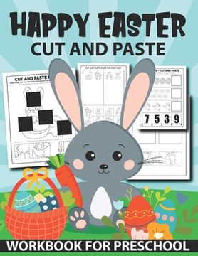 Libro Happy Easter Cut And Paste Workbook For Preschool: Scissor Skills ...
