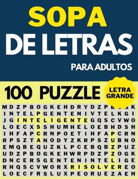 Libro Sopa De Letras Para Adultos Letra Grande: 100 Puzzle con +1500 palabras - Letra Extra ...