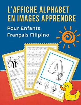 Libro L'affiche Alphabet en Images Apprendre Pour Enfants Français ...