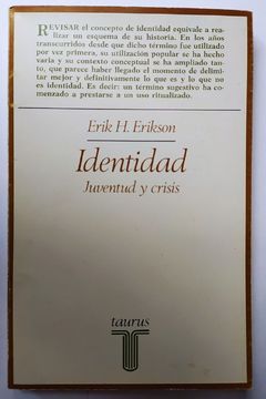 Libro Identidad, Juventud y Crisis De Erik H. Erikson - Buscalibre