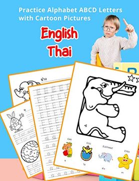 Libro English Thai Practice Alphabet Abcd Letters With Cartoon Pictures ...