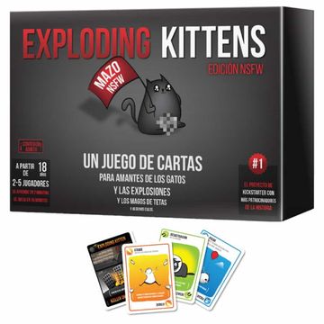 Libro Exploding Kittens Nsfw De Asmodee - Buscalibre