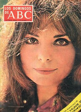 Libro los domingos de abc. suplemento semanal. en portada: maría cuadra ...