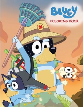 Libro Bluey Coloring Book: Big Simple Coloring Pages for Kids ...