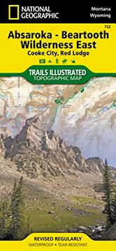 Libro Absaroka-Beartooth Wilderness East map [Cooke City, red Lodge ...