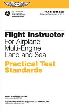 Libro Flight Instructor Practical Test Standards for Airplane Multi ...