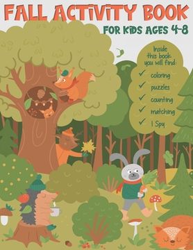 Libro Fall Activity Book: For kids ages 4-8. Includes the following ...