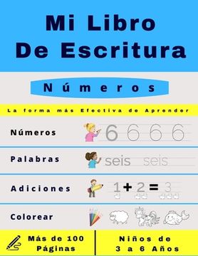 Book Mi Libro De Escritura Números: Libro de actividades para niños: A ...