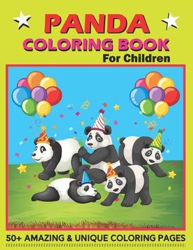 Libro PANDA Coloring Book For Children: Cute And Funny Coloring Pages ...