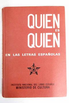Libro Quién es quién en las letras españolas De - Buscalibre