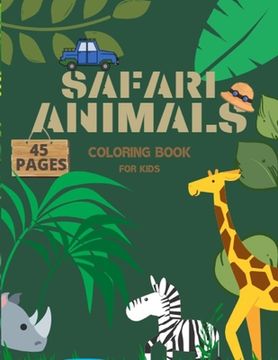 Libro Safari Animals Coloring Book For Kids: Illustrations Of Elephants ...