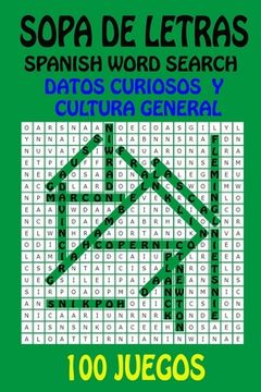 Libro Sopa de Letras Spanish Word Search: Datos Curiosos y Cultura ...