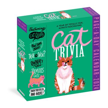 Libro Cat Trivia Page-A-Day Calendar 2024: Cat Quotes, Paw-Some Books ...