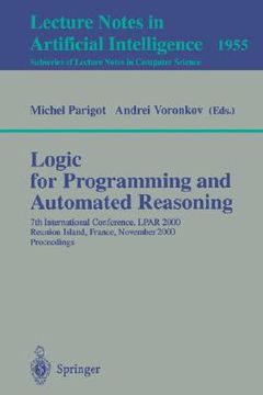 Libro logic for programming and automated reasoning (en Inglés) De - Buscalibre