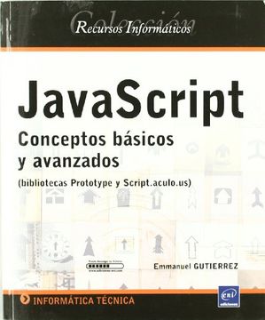 Libro Javascript - conceptos basicos (Recursos Informaticos), Emmanuel ...