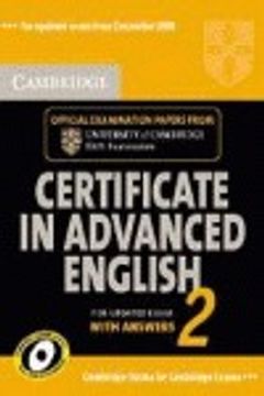 Libro cambridge certificate in advanced english 2 with answers,official ...