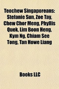 Libro teochew singaporeans: stefanie sun, zoe tay, chew chor meng ...