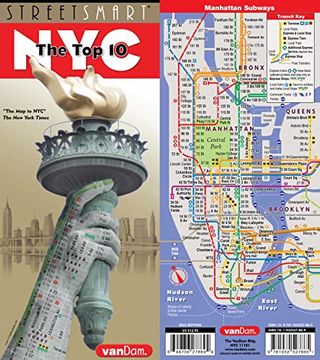 Libro Streetsmart nyc top 10 map by Vandam — Laminated Pocket Size nyc ...
