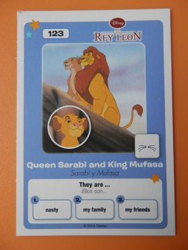 Libro El Rey León. Sarabi Y Mufasa. Nº 123, Walt Disney, ISBN 41929940 ...