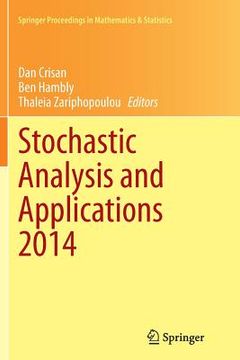 Libro Stochastic Analysis and Applications 2014: In Honour of Terry ...