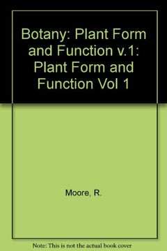Libro Botany: Plant Form and Function v.1: Plant Form and Function Vol ...