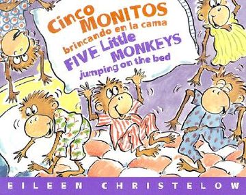 Libro cinco monitos brincando en la cama / five little monkeys jumping ...