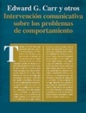 Libro Intervencion Comunicativa Sobre Los Problemasde Comportamiento ...