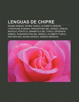 Libro lenguas de chipre: idioma griego, idioma turco, alfabeto griego ...