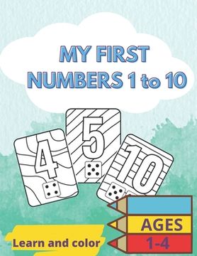 Libro My first numbers 1 to 10: Learn and color (en Inglés) De Acuña ...