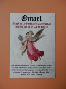 Libro Postal Omael. Ángel De La Guarda De Las Personas Nacidas Del 18 ...