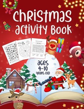 Libro Christmas Activity Book Ages 4 - 10: Mazes, Dot to Dot Puzzles ...