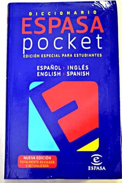 Libro Diccionario Espasa Pocket: español-inglés, English-Spanish ...