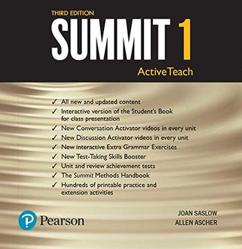 Libro Summit Level 1 Active Teach (en Inglés) De Joan Saslow; Allen Ascher - Buscalibre