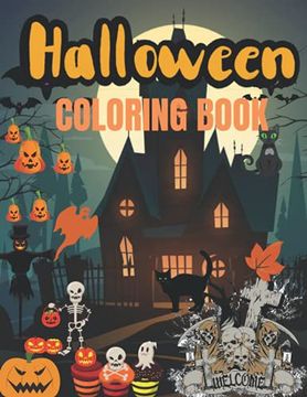 Book Halloween Coloring Book: Spooky Coloring Pages Filled With ...