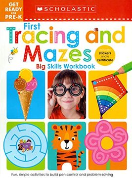 Libro Get Ready for Pre-K big Skills Workbook: First Tracing and Mazes ...