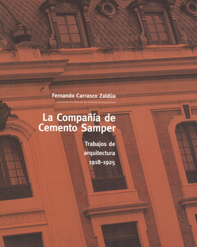 Libro La Compañía De Cemento Samper. Trabajos De Arquitectura 1918-1925 ...