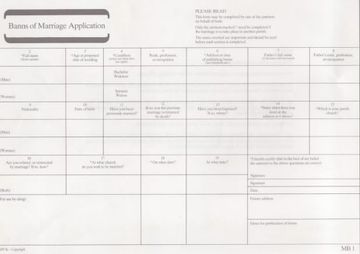 Libro Banns of Marriage Application MB 1: Pack of 50 Forms De Harry Styles - Buscalibre