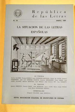 Libro Republica De Las Letras: La Situacion De Las Letras Españolas: La ...