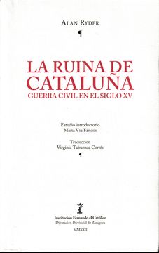Libro La Ruina de Cataluña De Alan Ryder - Buscalibre