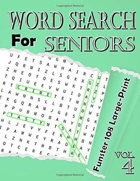 Libro Word Search for Seniors Vol. 4: Funster 108 Large-Print Puzzles ...